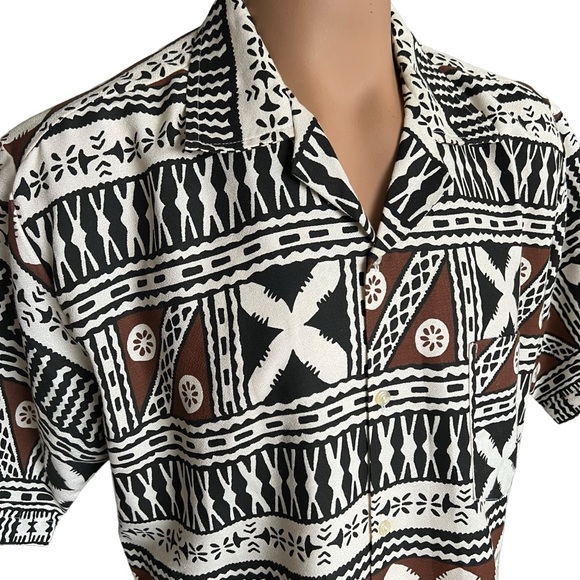 Shirts | Polynesian Print Mens Hawaiian Shirt Modern Repro Large Runs ...